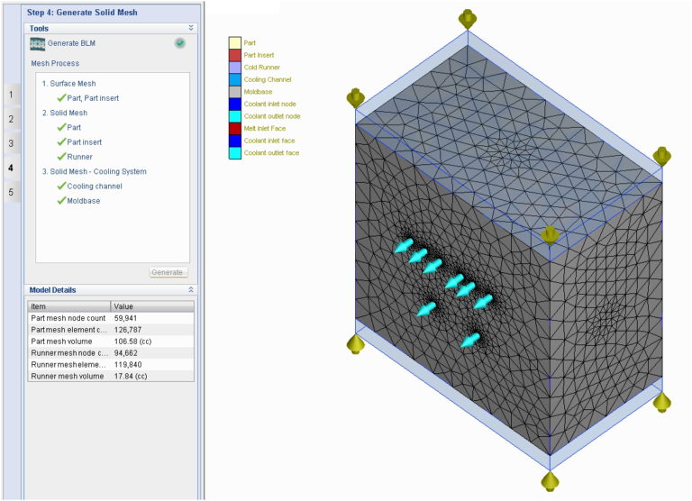 Speed Up Cooling System Modeling with Non-matching Mesh | Blog | Moldex3D | Plastic Injection ...