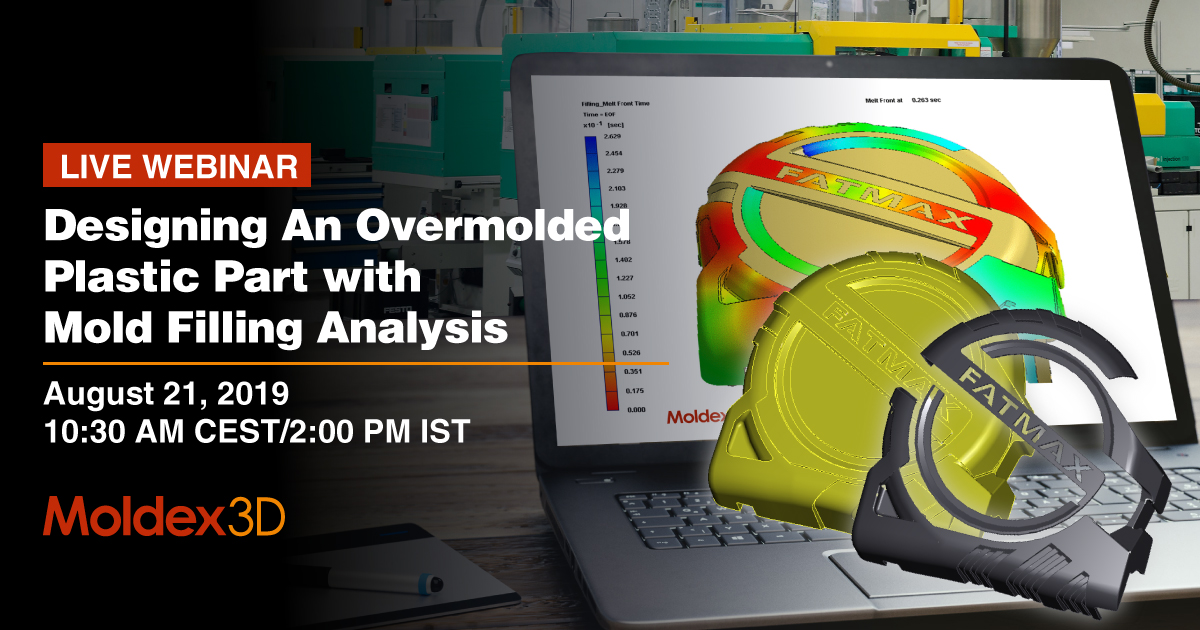 Webinar: Designing An Overmolded Plastic Part with Mold Filling ...