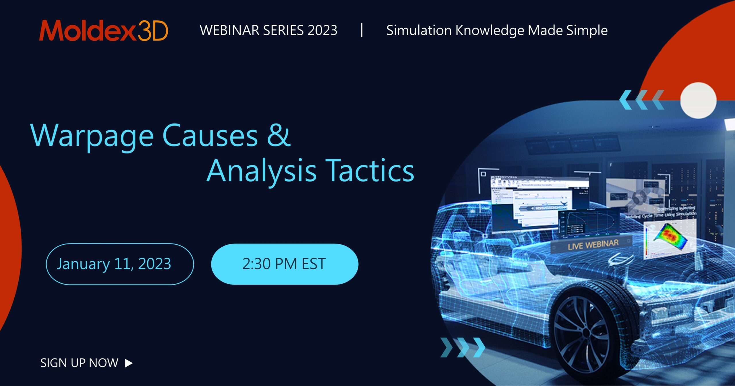 Webinar Warpage Causes And Analysis Tactics Events Moldex3d Plastic Injection Molding