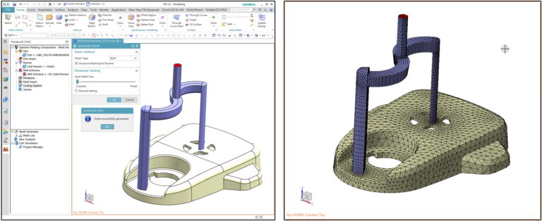 Structured Meshing for Runner Features Created by NX Mold Wizard | Blog | Moldex3D | Plastic ...