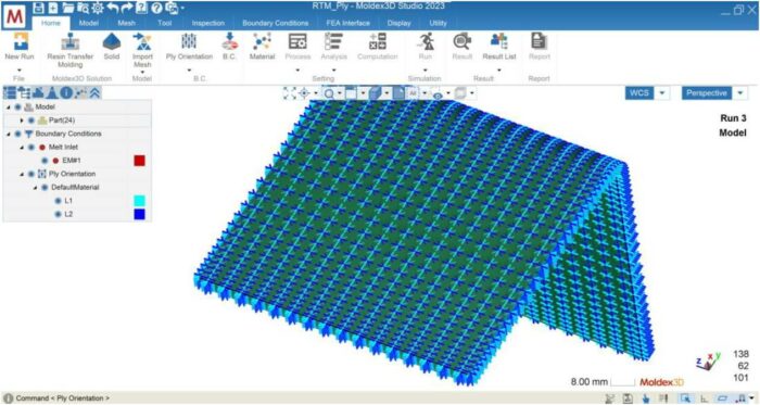 Composite 2023: How to Set RTM Ply Layout in Studio | Blog | Moldex3D | Plastic Injection ...