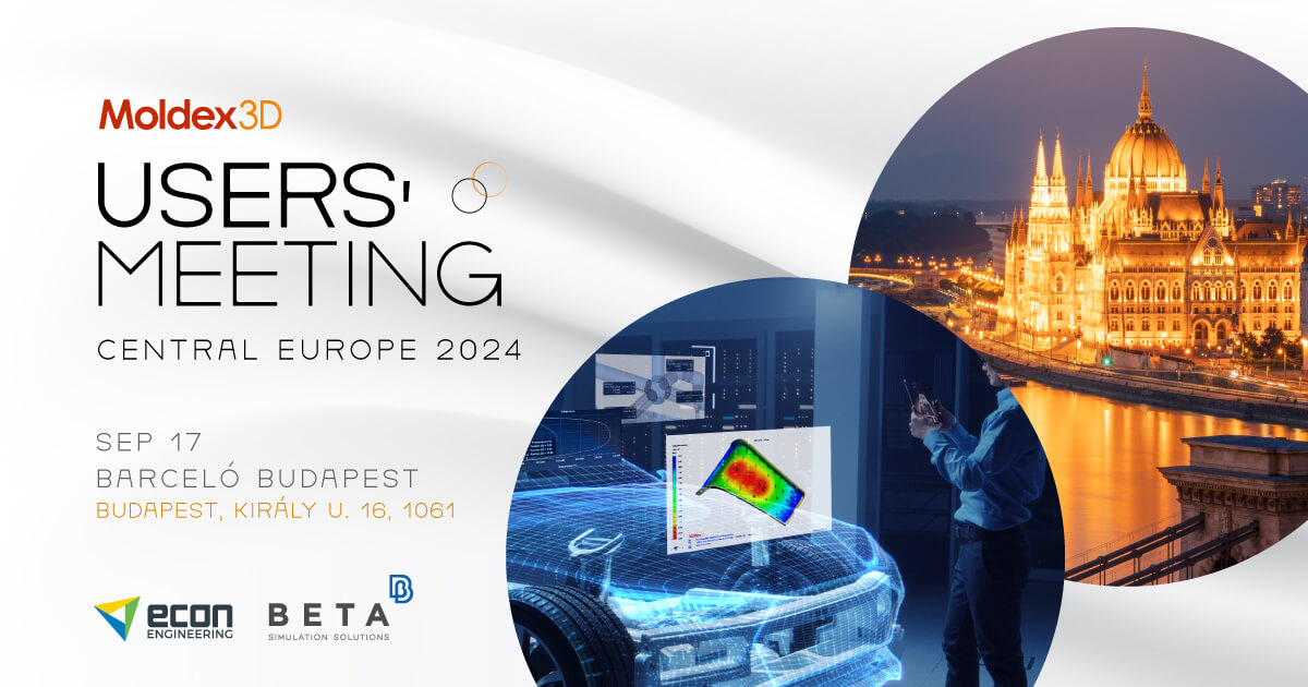 Moldex3D Users’ Meeting- Central Europe 2024 | Events | Moldex3D | Plastic Injection Molding ...