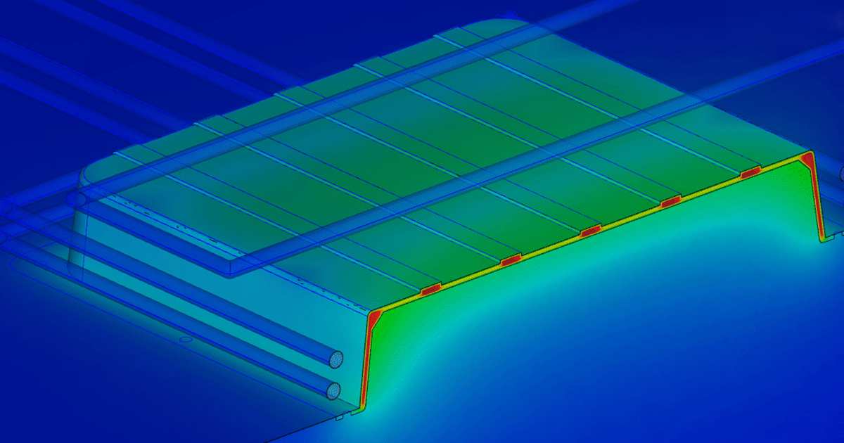 The Mold Temperature Analysis of Compression Molding Supports Mold ...